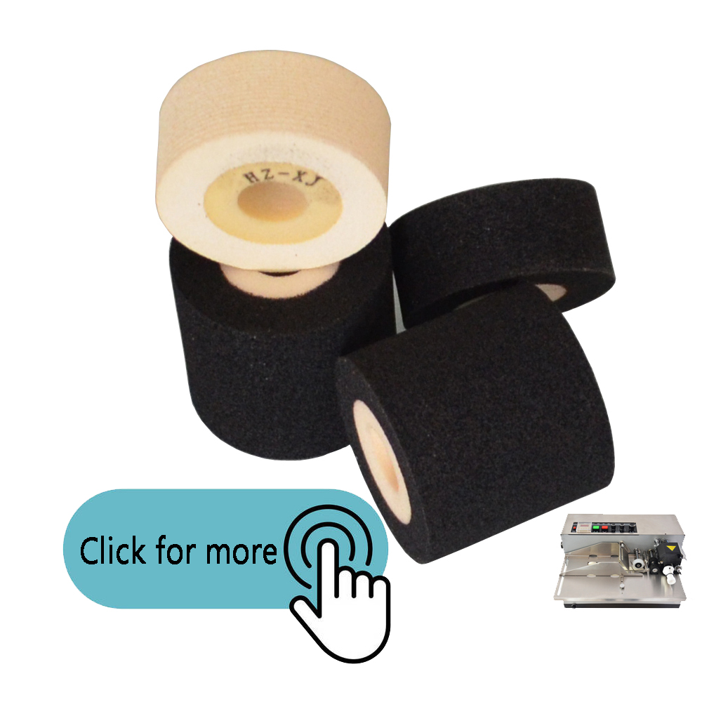 Dia36mm Black color Height 32mm hot solid ink roller